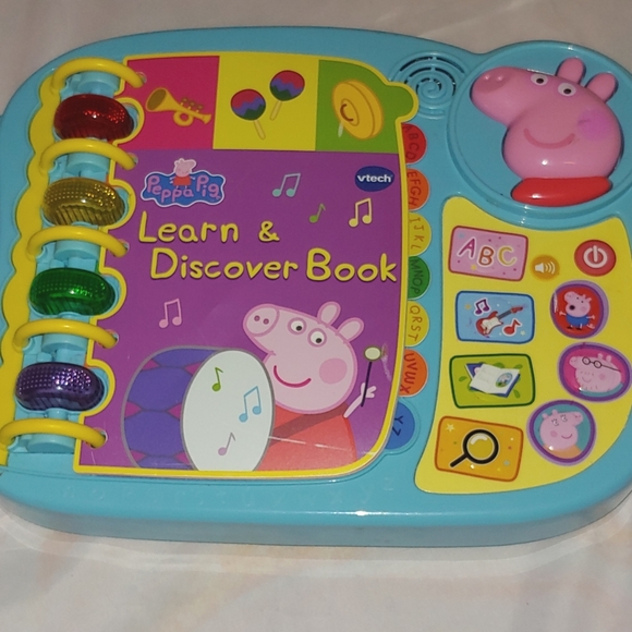 Peppa Pig | Toys | Peppa Pig Vtech Learn Discover Book | Poshmark
